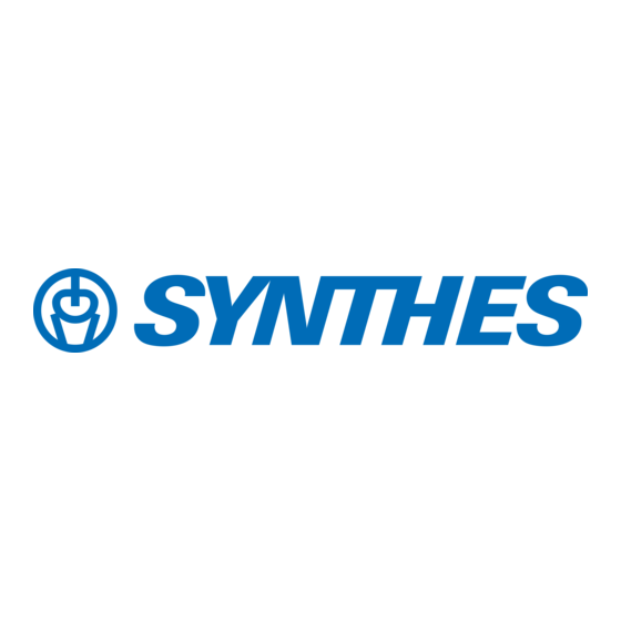 SYNTHES ACTIS DUOFIX GEBRAUCHSANWEISUNG Pdf-Herunterladen | ManualsLib