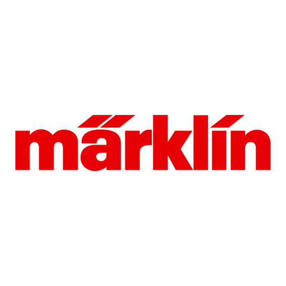 MÄRKLIN 46010 BEDIENUNGSANLEITUNG Pdf-Herunterladen | ManualsLib