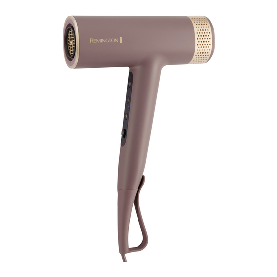 REMINGTON AIRVIVE DIGITAL HAIR DRYER BEDIENUNGSANLEITUNG Pdf ...