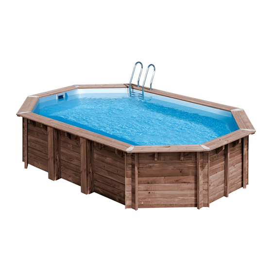 Einbau Bei Teilweise Oder Ganz Eingelassenem Pool - GRE MACADAMIA ...